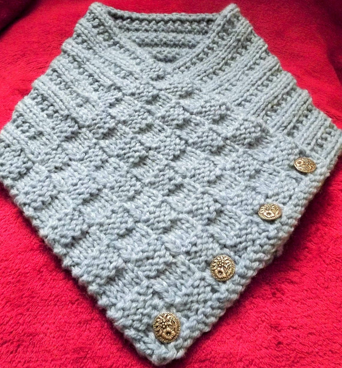 Elegant Neck Warmer Knitting Pattern - Etsy