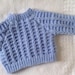 Little Loops Knitted Baby Cardigan Pattern. - Etsy