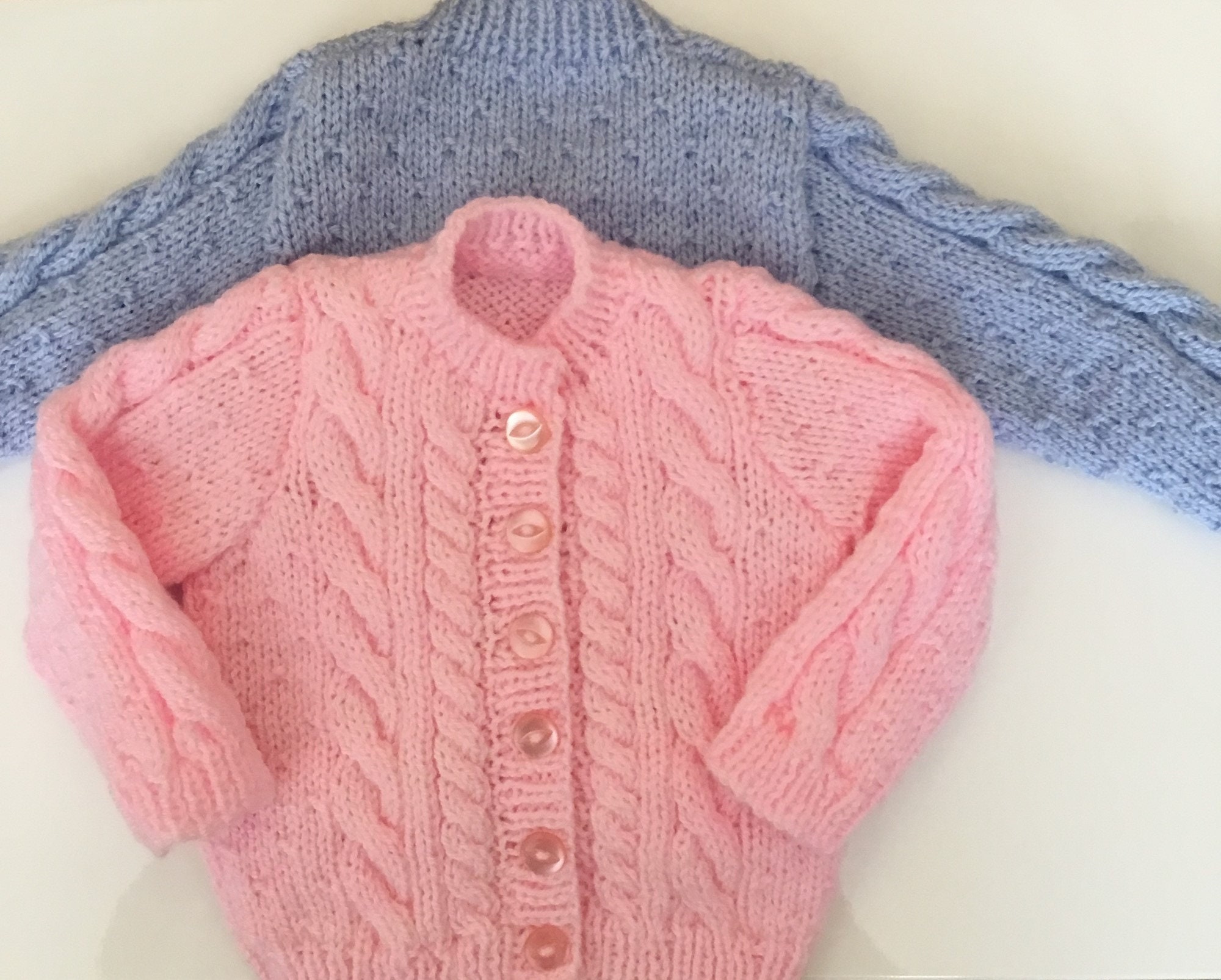 Baby Knitting Pattern Dinky Dots and Cables - Etsy