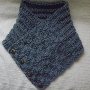 Elegant Neck Warmer Knitting Pattern - Etsy