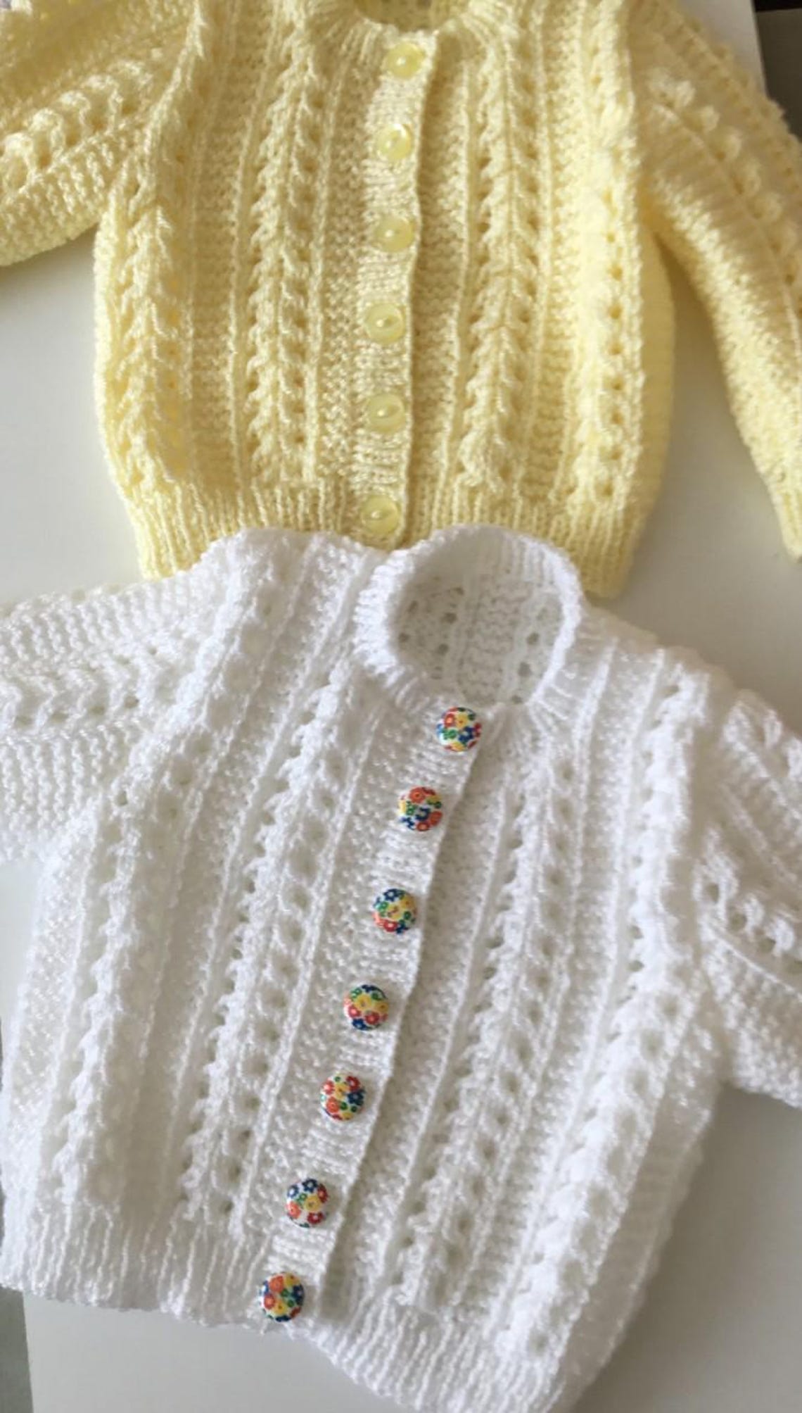 Petal Drops Baby Cardigan Pattern - Etsy