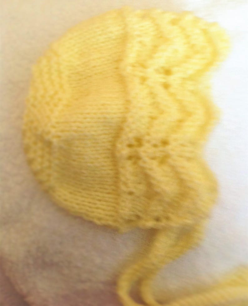 Baby Bonnet Wavy Trim - Etsy