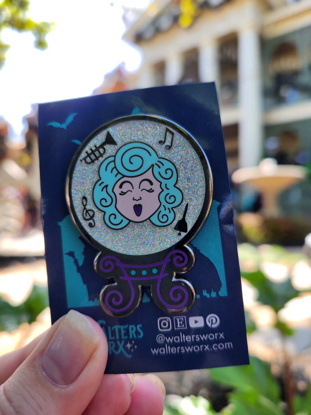 Hard Enamel Disney Haunted Mansion Madame Leota Pin - Etsy