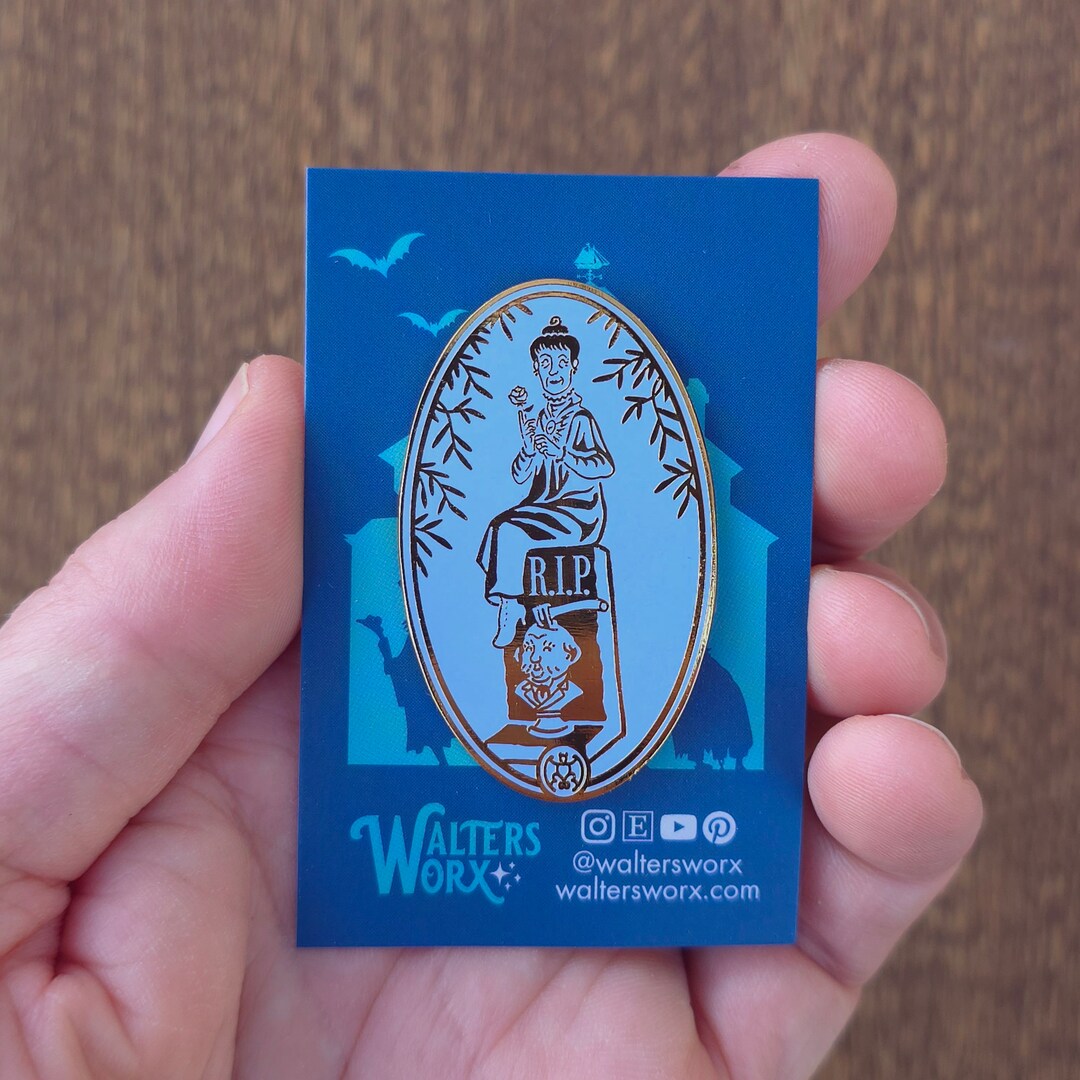 Hard Enamel Pin Disney Haunted Mansion Constance Grave Stone ...