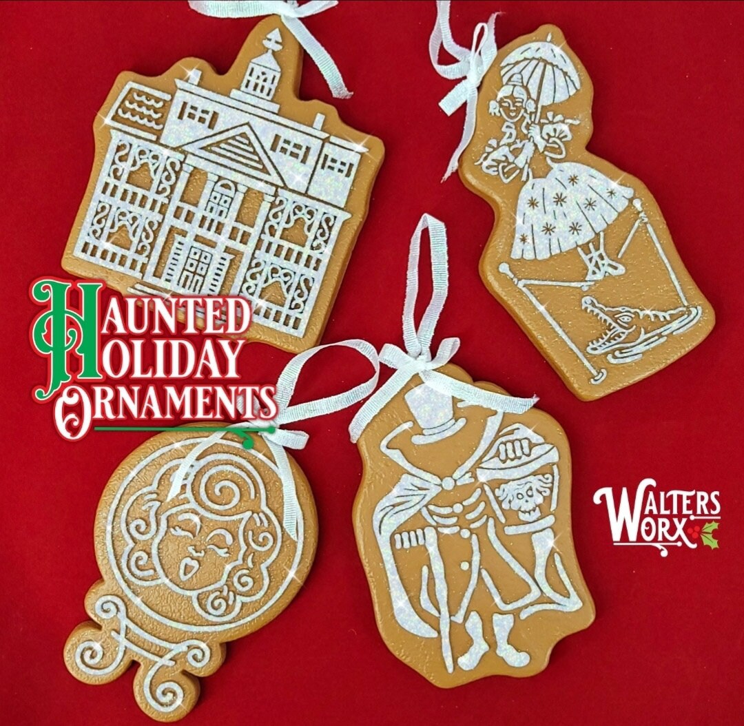 Haunted Mansion "gingerbread" Christmas Ornaments - Etsy