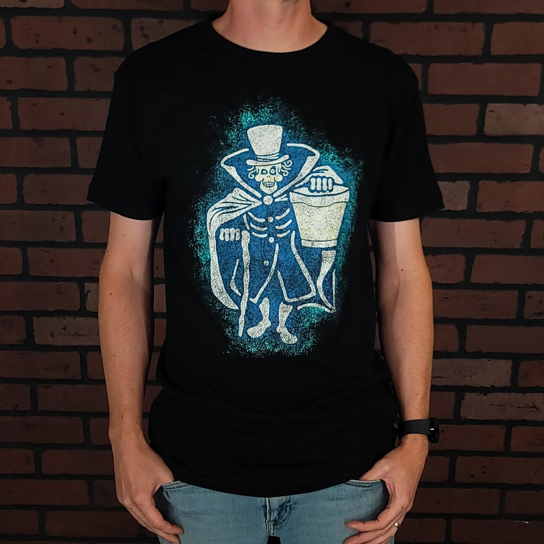 Hatbox Ghost Color Changing Tee Shirt Haunted Mansion - Etsy