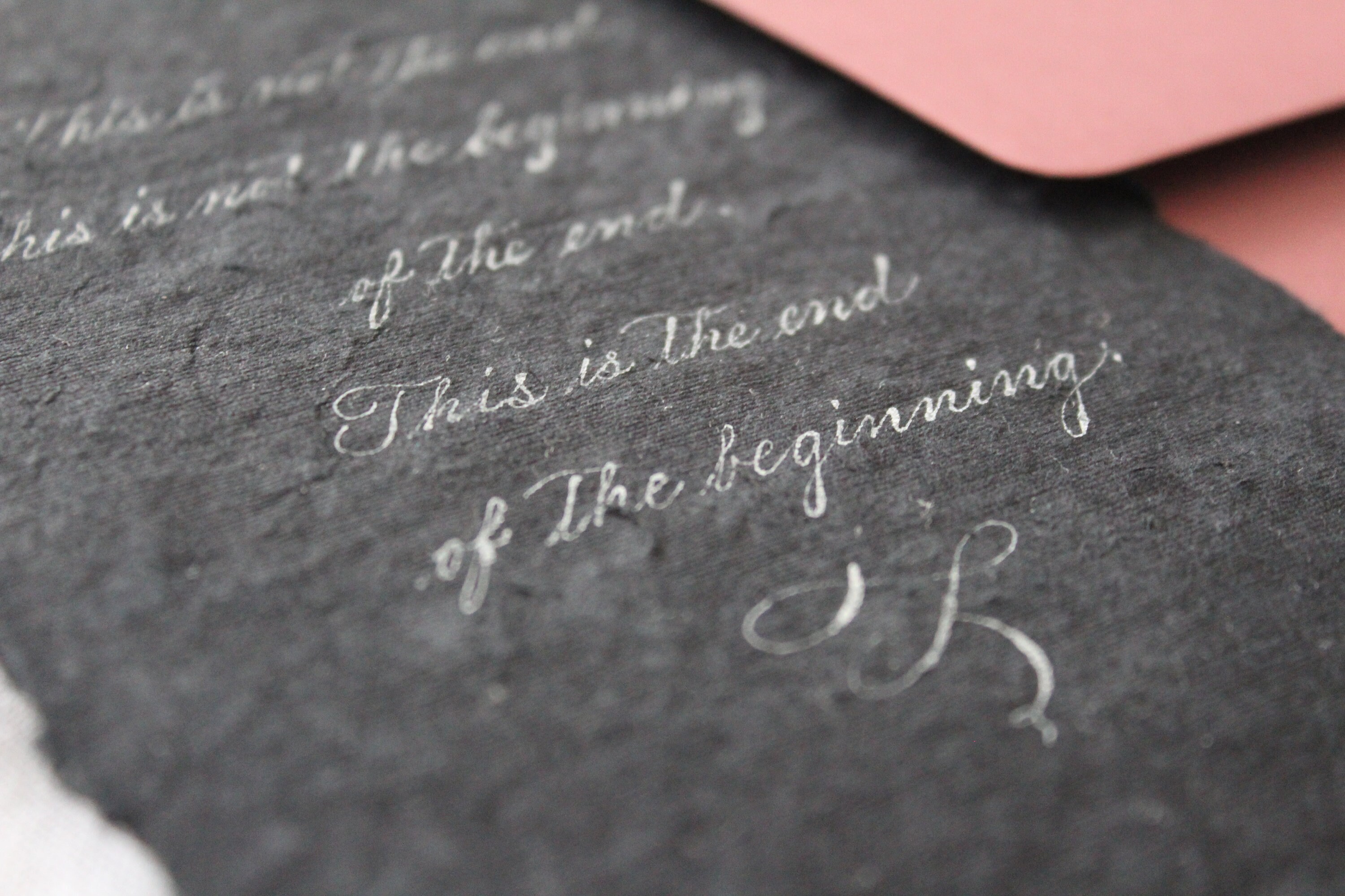 Handwritten Custom Calligraphy A5 Piece - Etsy