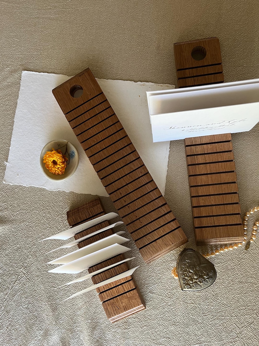 Handmade Wooden Calligraphy Card Drying Rack, 36cm X 8cm - Etsy