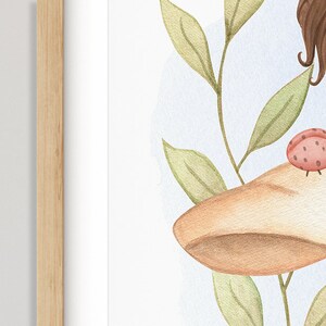 Fairy Garden Nursery Wall Art Girl Bedroom Wall Decor Pink Nursery Baby ...