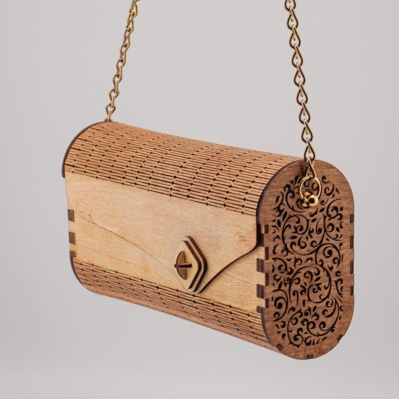 Wood Clutch - Etsy