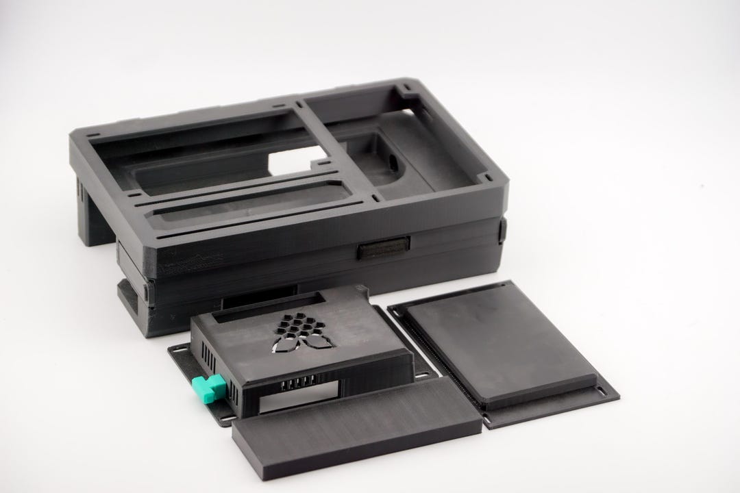 Raspberry Pi 5 Cyberdeck Frame: Dual Screen Pi_book W/battery Bay - Etsy