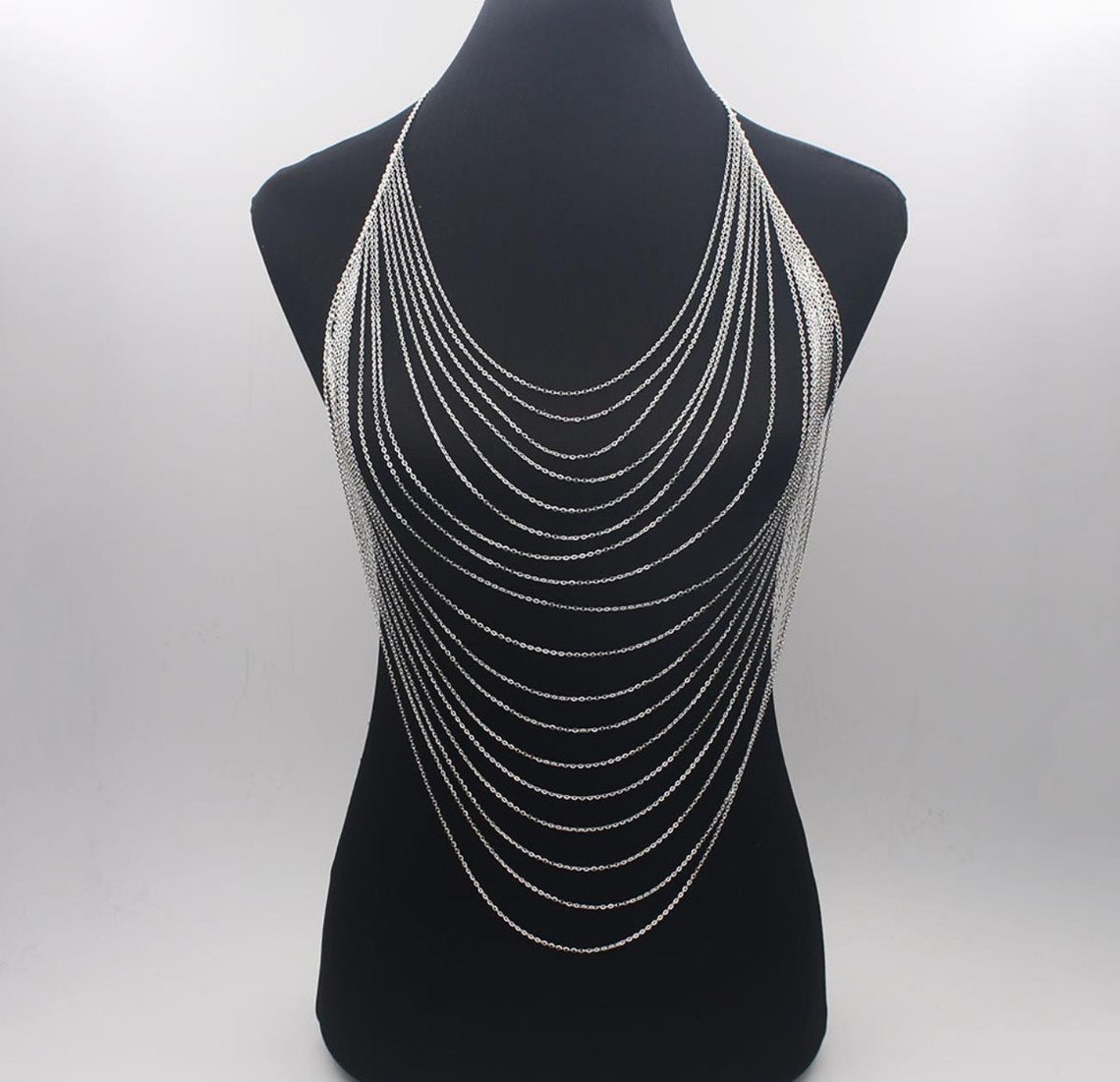 Bra Chain/ Bra Body Chain Vest//gold Bra Chain/body Chain/body - Etsy