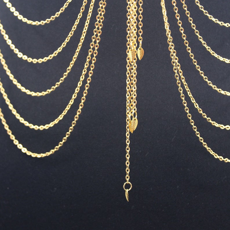 Body Chain Body Jewelry Gold Body Chain Body Necklace - Etsy