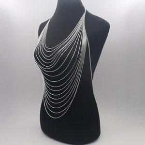 Bra Chain/ Bra Body Chain Vest//gold Bra Chain/body Chain/body Jewelry ...
