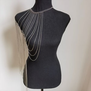 Gold Shoulder Chain Shoulder Necklace Body Chain Tassel - Etsy