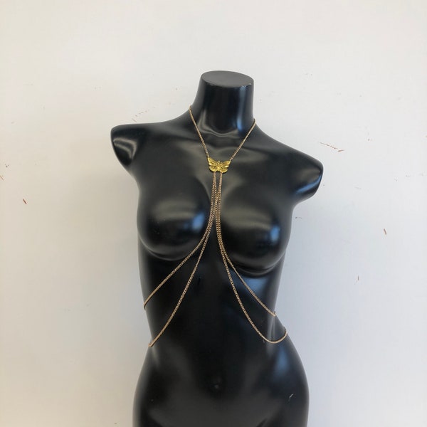 Mens Body Chain Etsy