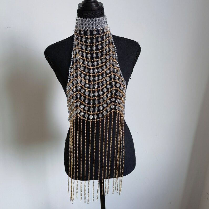 Sexy Body Chain Showgirl Dress Up Ball Bra Accessories Sexy Etsy