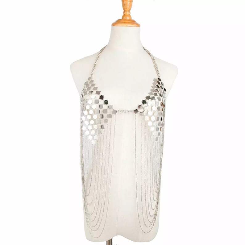 Body Chain Accessories Body Harness Bra Harness Bra - Etsy