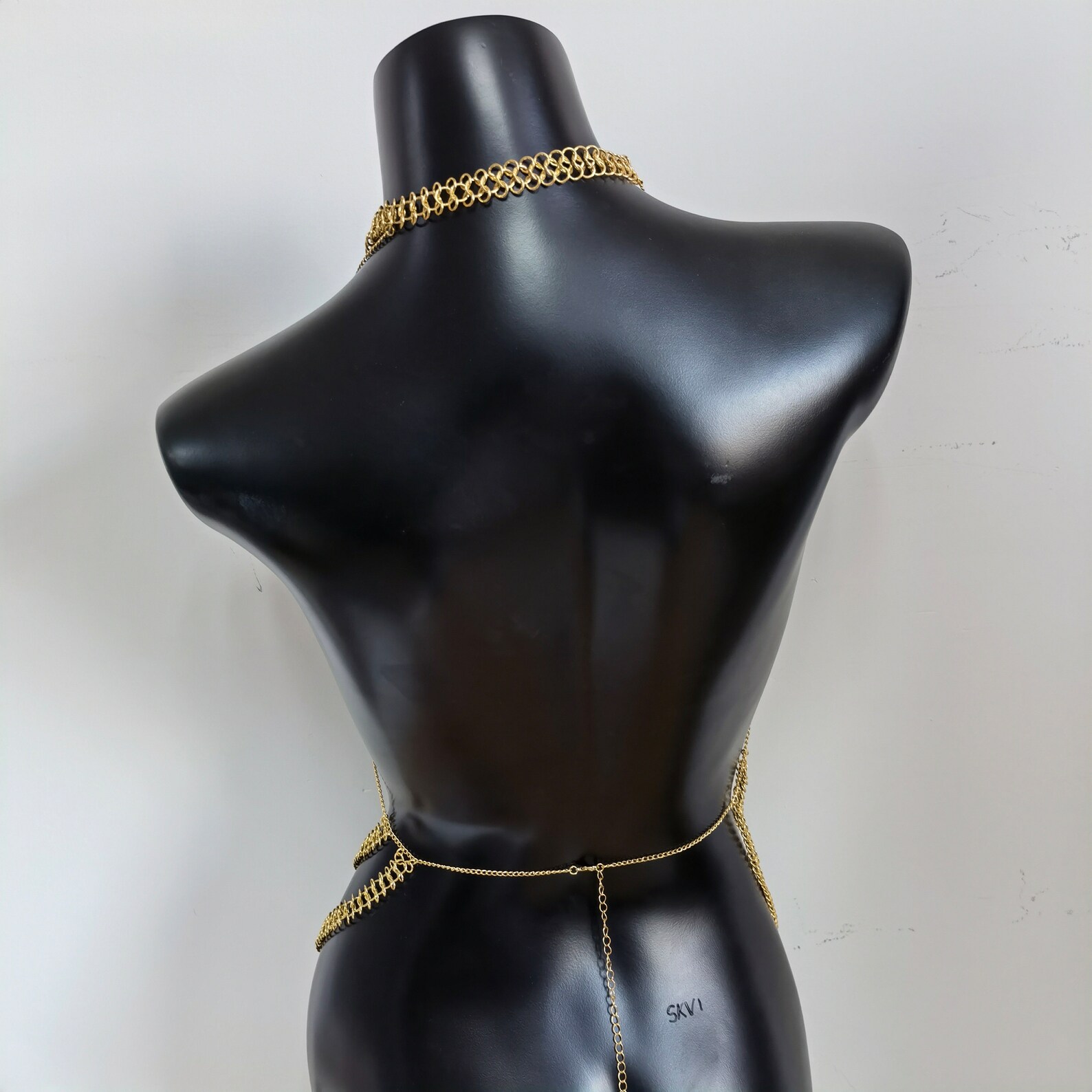 Gold Body Chain Body Jewelry Chain Brachain Bottom Chain | Etsy