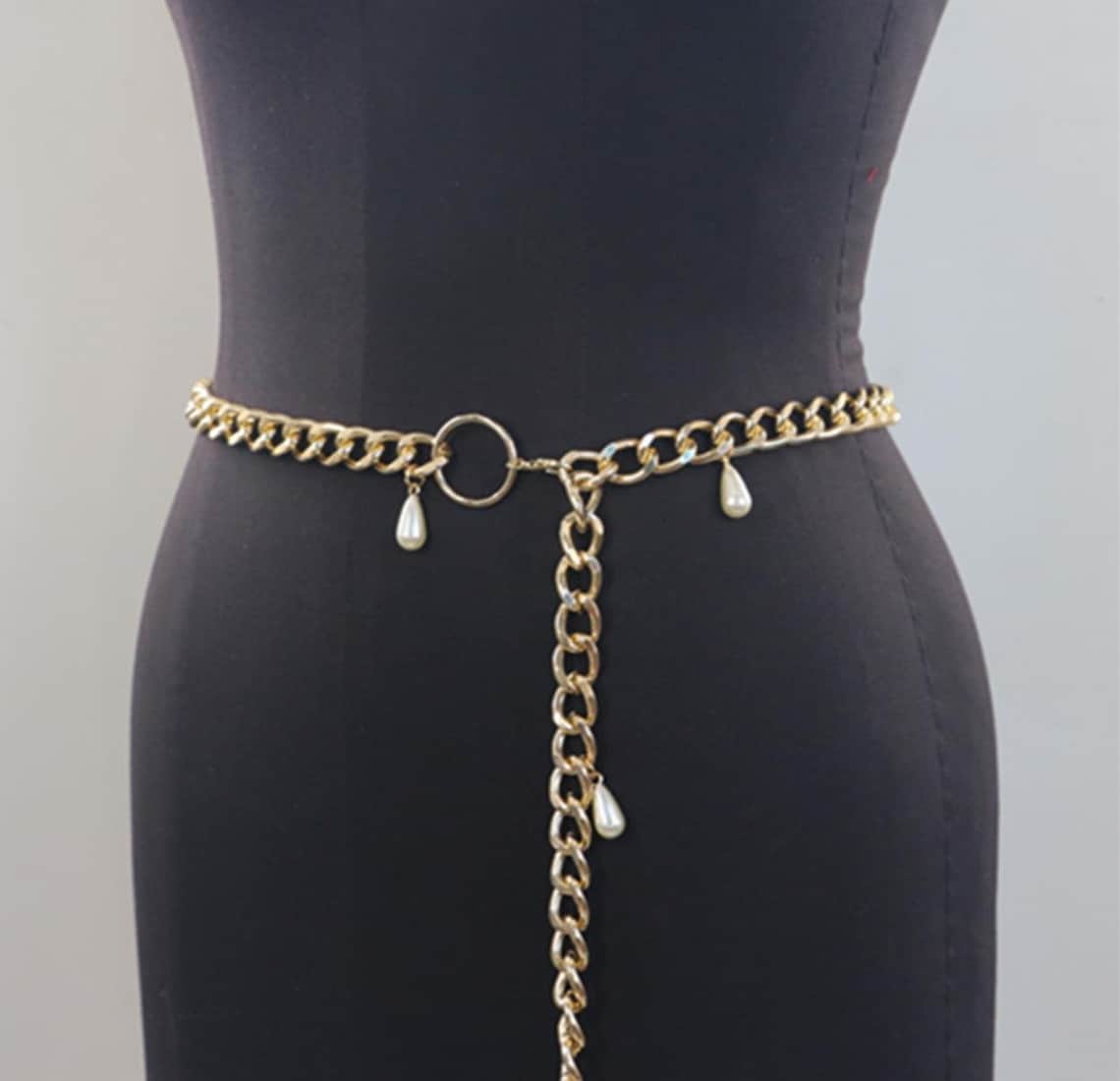 Women's Body Chain Jewelry Waist Chain Pearl Waist Chain - Etsy