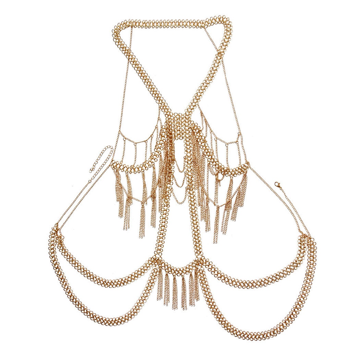 Gold Body Chain Body Jewelry Chain BraChain Bottom Chain | Etsy