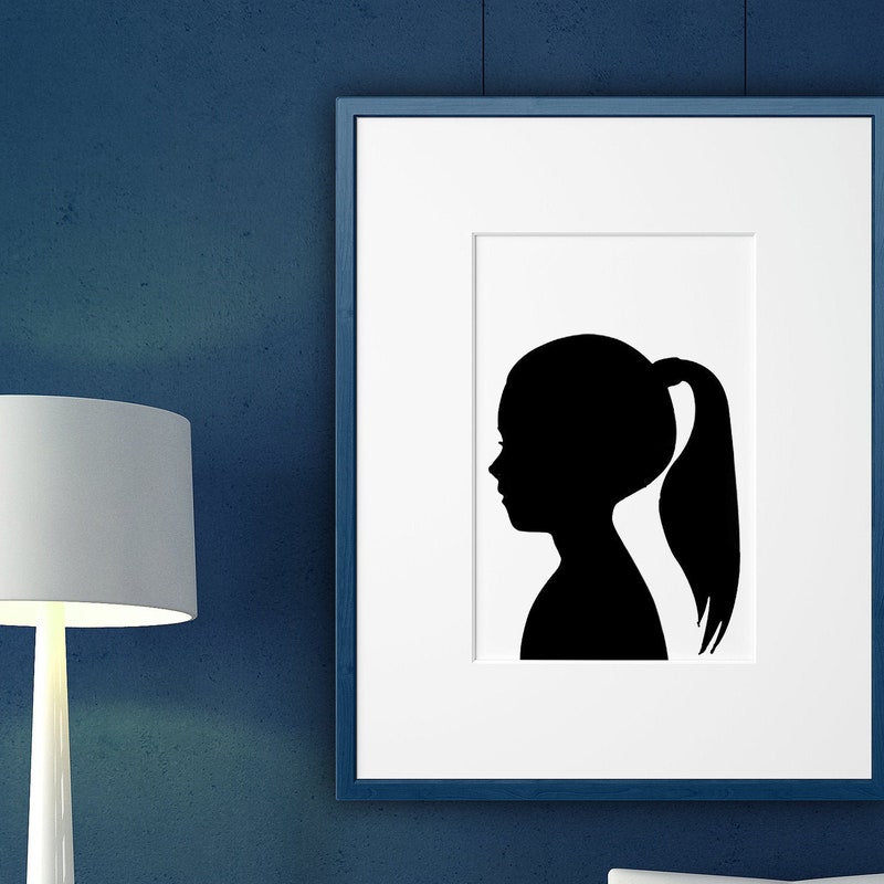 Silhouette Portrait - Etsy