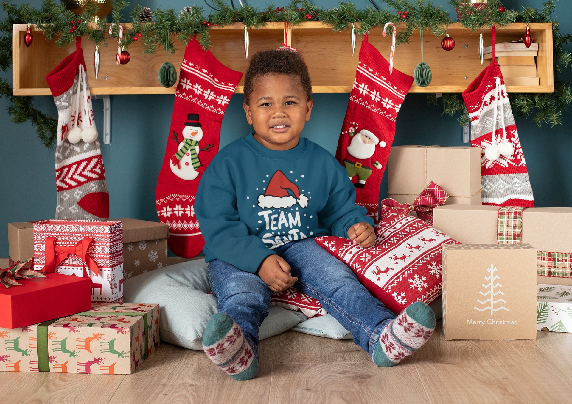 Team Santa SVG Christmas Santa SVG Santa SVG Santa Clip | Etsy