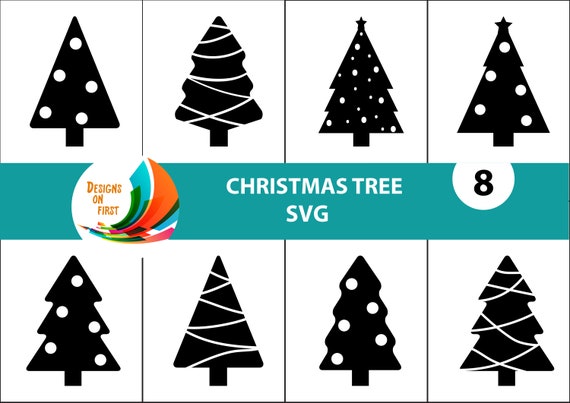Tannenbaum SVG Silhouette und Cricut SVG Weihnachtsbaum - Etsy.de