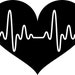 Heartbeat EKG Pulse SVG Heartbeat Line SVG Heartbeat Pulse Cricut File ...