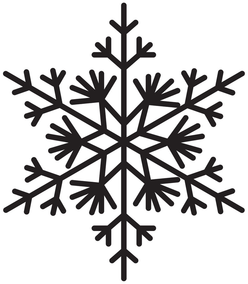 Flocon de neige de Noël svg Silhouette et Cricut svg | Etsy