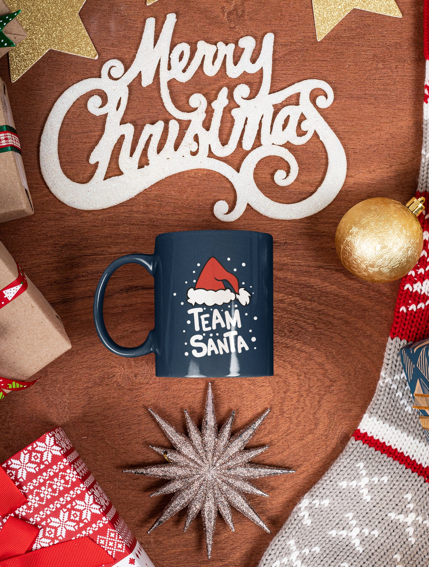 Team Santa SVG Christmas Santa SVG Santa SVG Santa Clip | Etsy