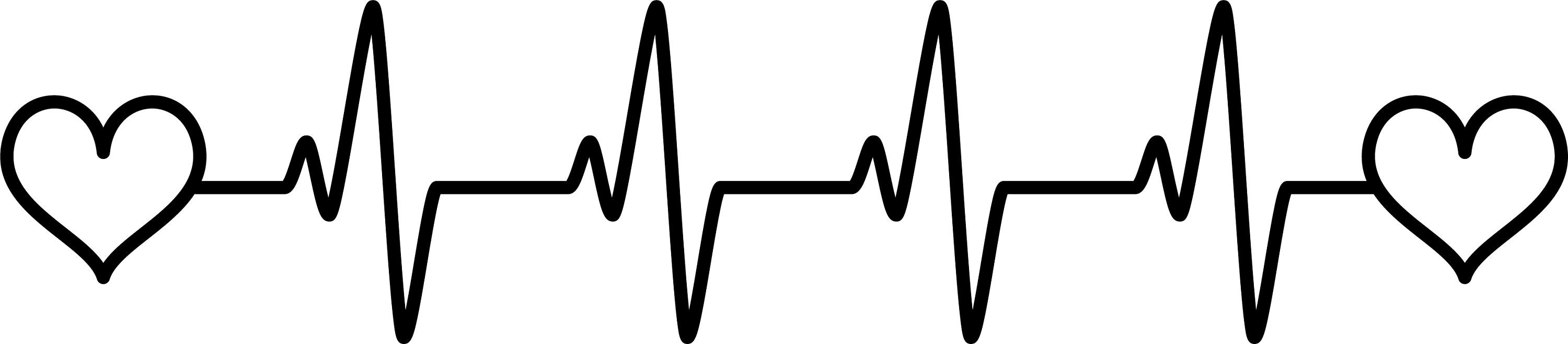 Heartbeat EKG Pulse SVG | Heartbeat Line SVG | Heartbeat Pulse | Cricut ...
