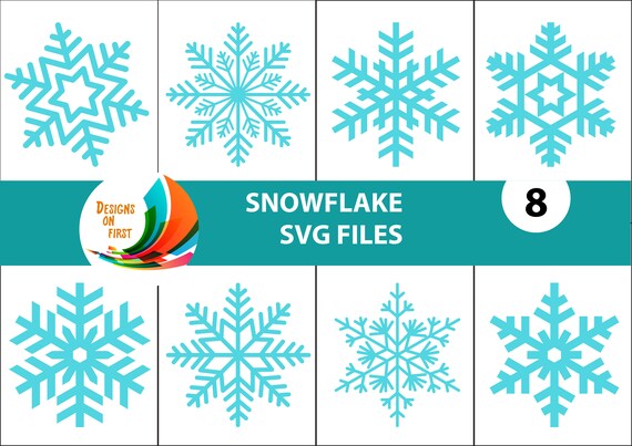 Christmas Snowflake Svg Silhouette and Cricut Svg | Etsy