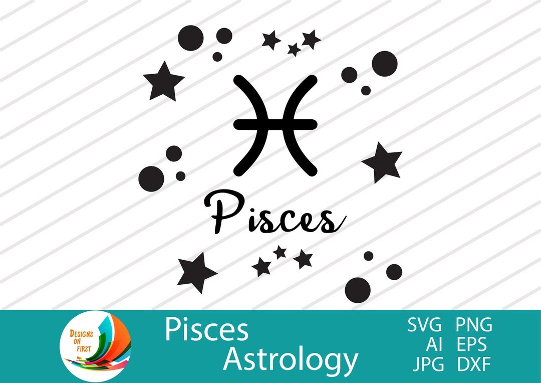 Pisces Star Sign SVG | Astrology Zodiac SVG | Zodiac Signs SVG | Cricut ...