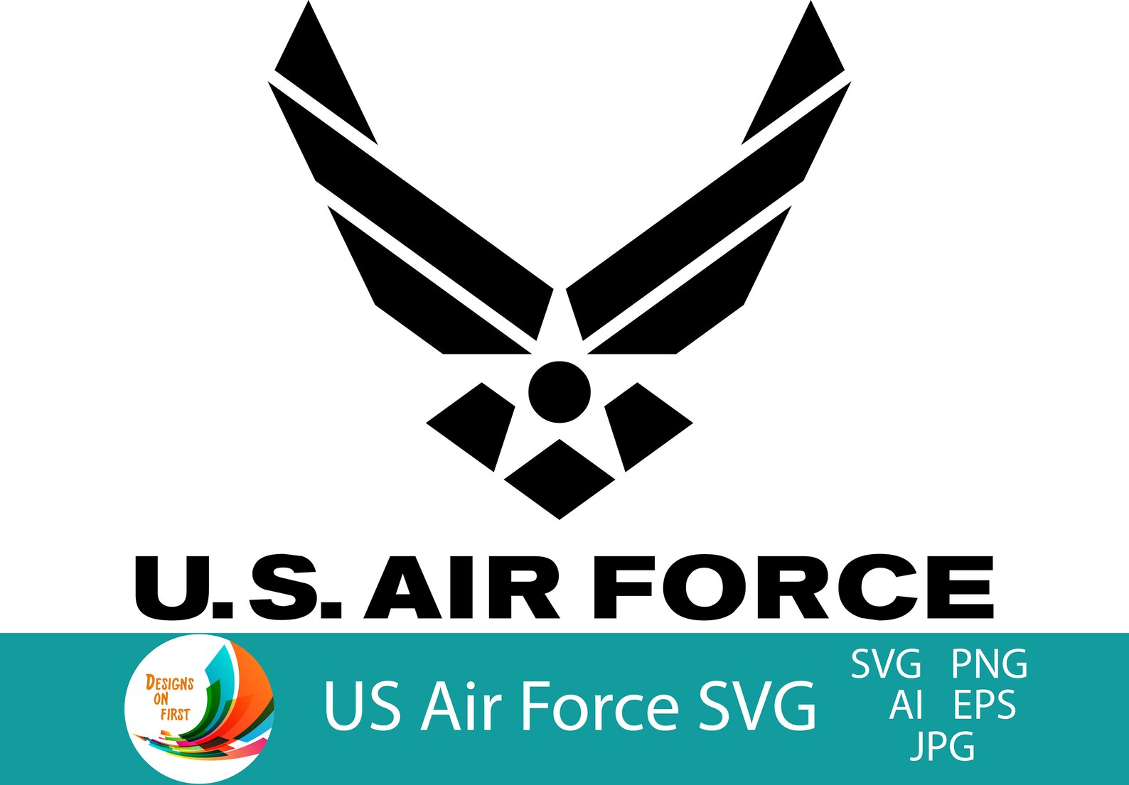 US Air Force Svg | Silhouette and Cricut Svg | Military T-shirt Clipart ...