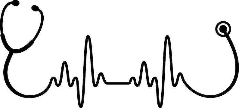 Heartbeat EKG Pulse SVG Heartbeat Line SVG Heartbeat Pulse - Etsy