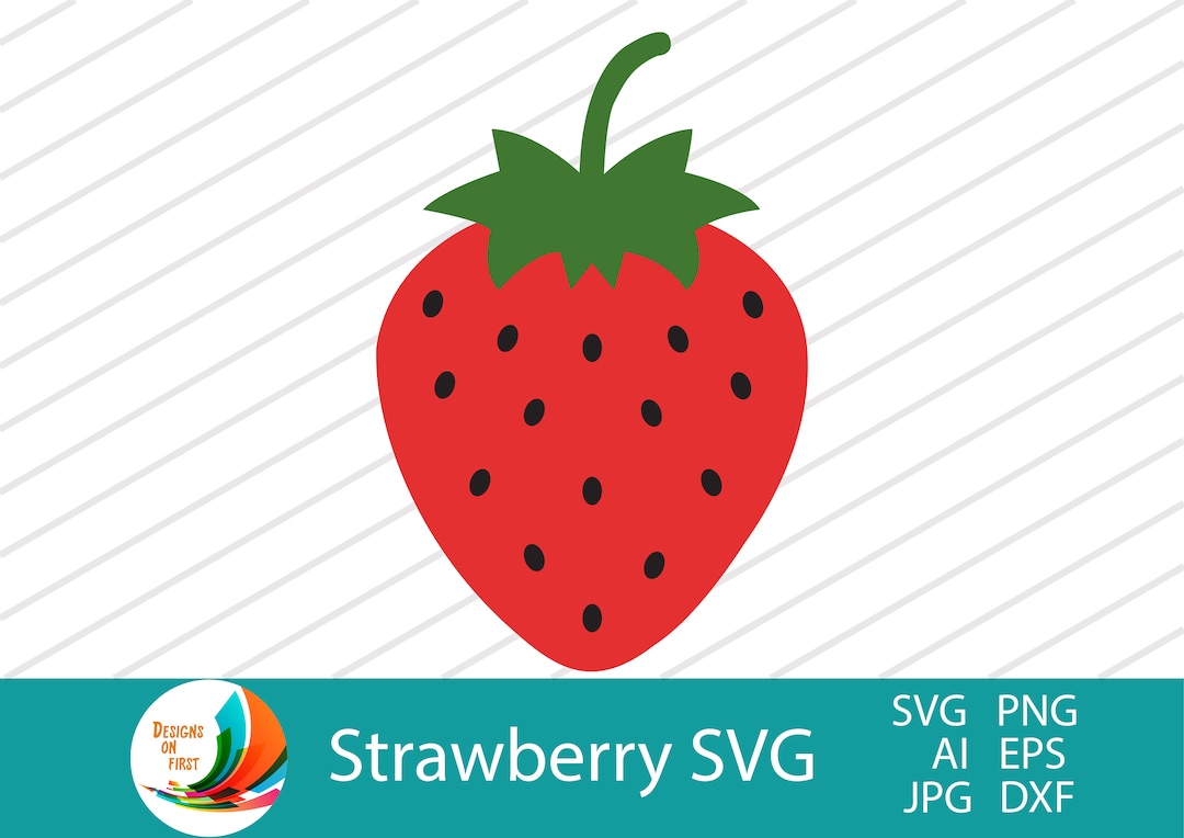 Strawberry SVG | Cricut SVG | Strawberry Clip Art | Strawberry Vector ...