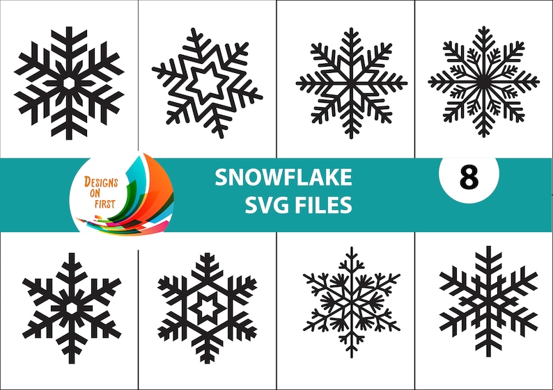 Flocon de neige de Noël svg Silhouette et Cricut svg - Etsy France