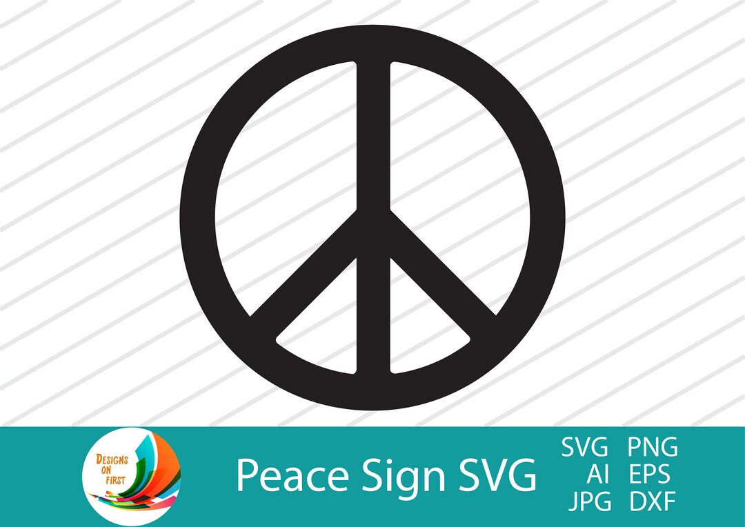Peace Sign Svg | Peace Clip Art | Cricut Cut Files | Peace Sign Vector ...