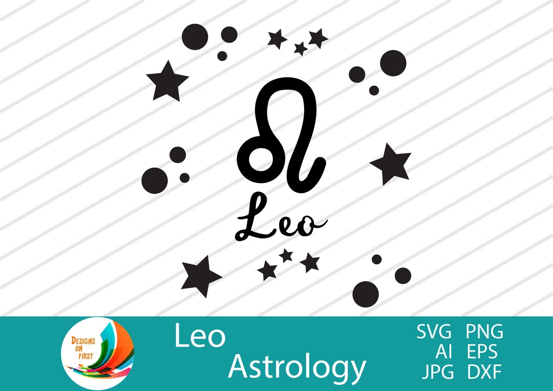 Leo Star Sign SVG | Astrology Zodiac SVG | Zodiac Signs SVG | Cricut ...
