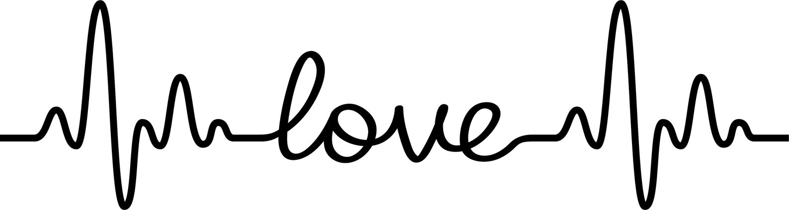 Heartbeat EKG Pulse SVG | Heartbeat Line SVG | Heartbeat Pulse | Cricut ...