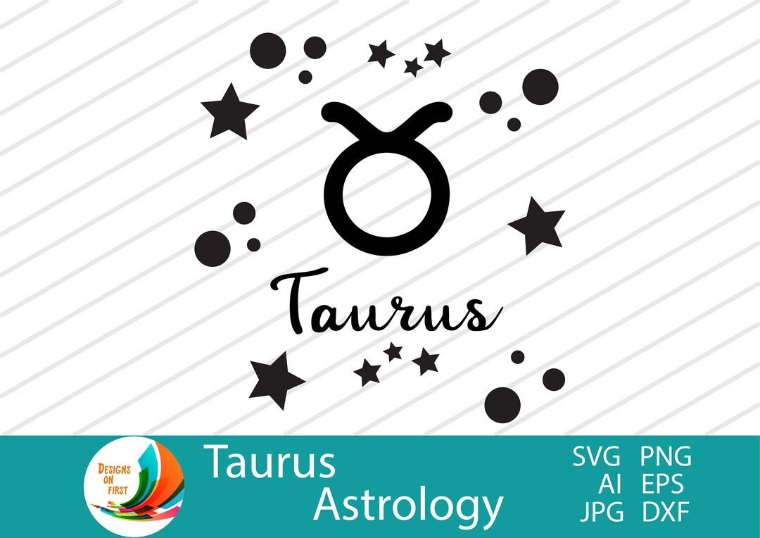 Taurus Star Sign SVG | Astrology Zodiac SVG | Zodiac Signs SVG | Cricut ...