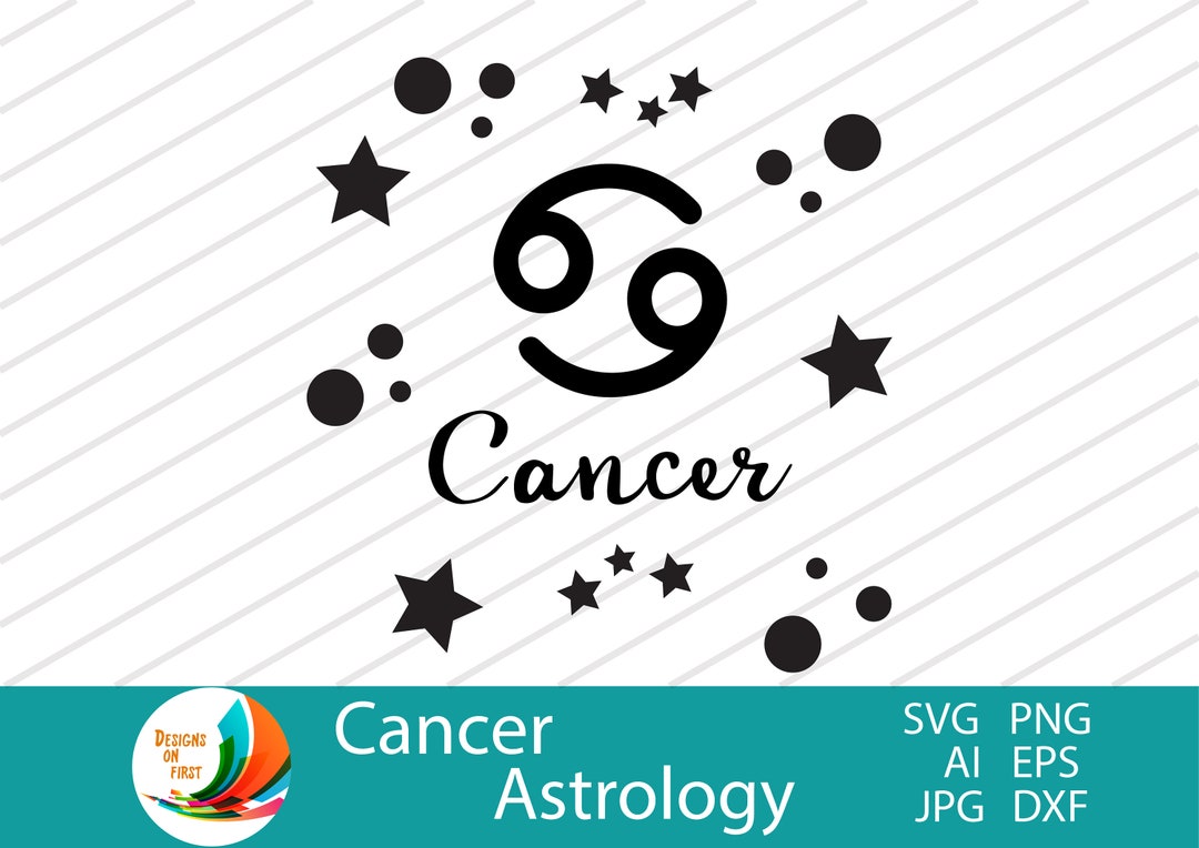 Cancer Star Sign SVG | Astrology Zodiac SVG | Zodiac Signs SVG | Cricut ...