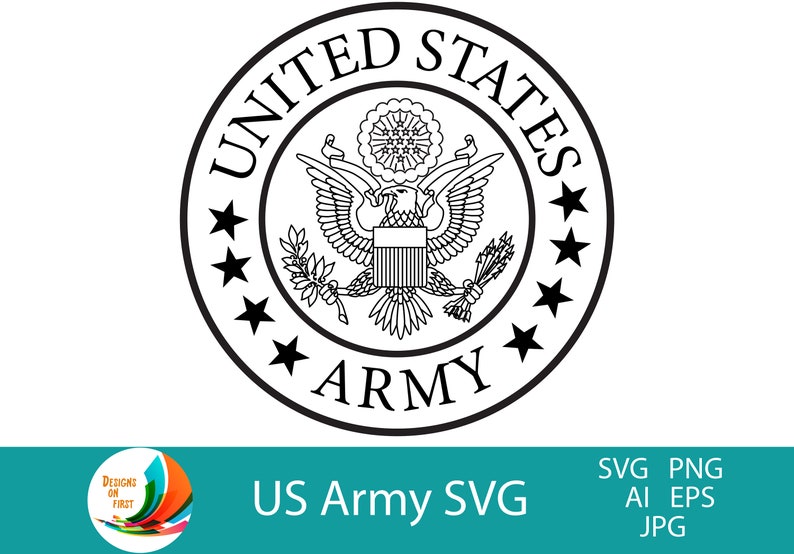 US Army Svg Silhouette and Cricut Svg Military T-shirt - Etsy Finland