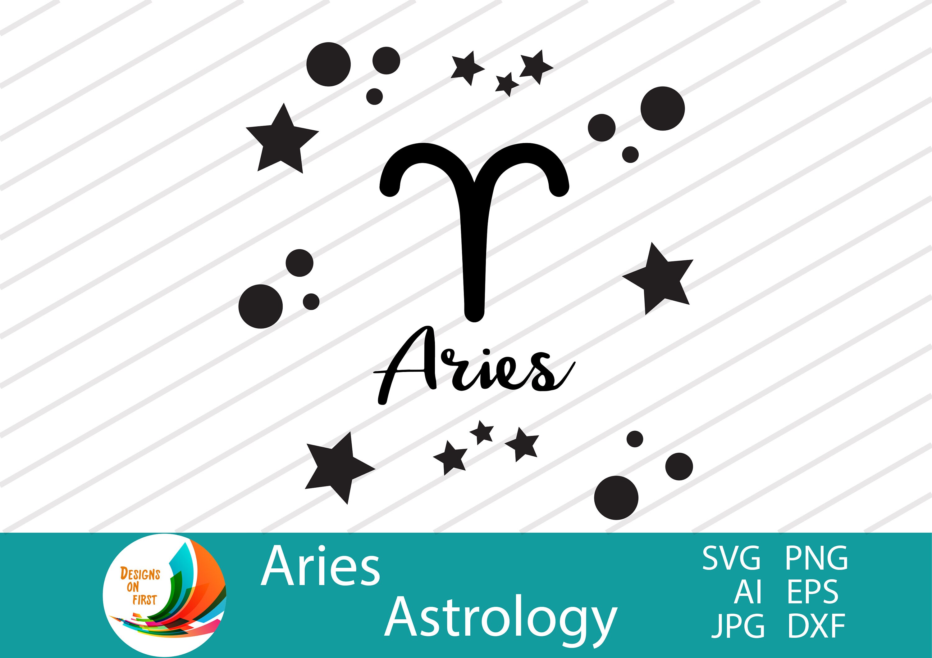 Aries Star Sign SVG Astrology Zodiac SVG Zodiac Signs SVG | Etsy