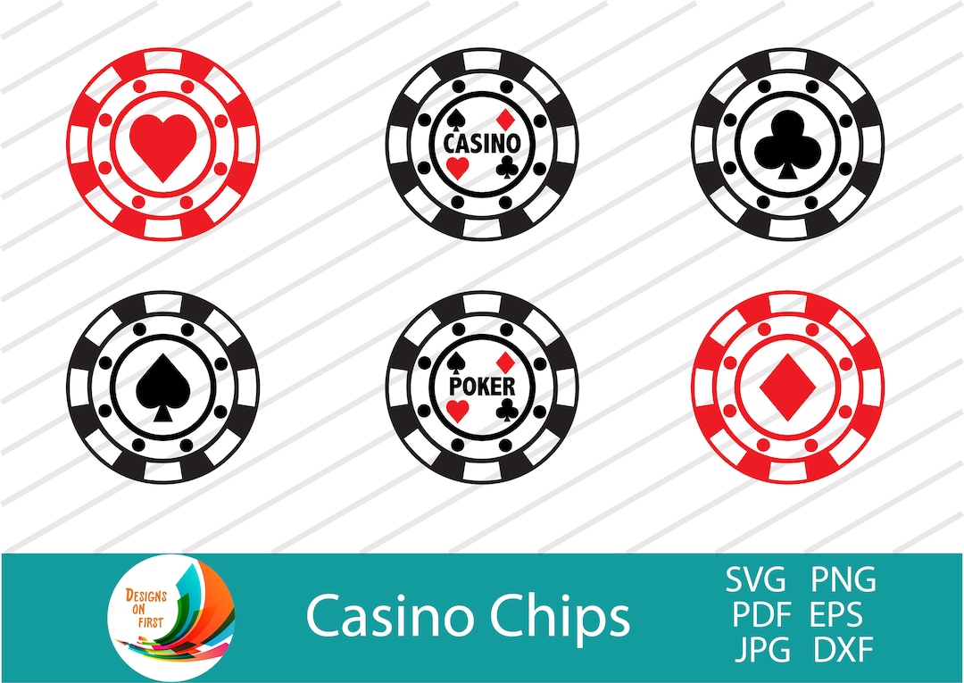Casino Çhips Svg |poker Chips Svg | Gamblijng Chips SVG | Cricut ...