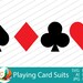 Playing Cards Svg |cut Files Svg | Cards Clip Art | Cricut Cut Files ...