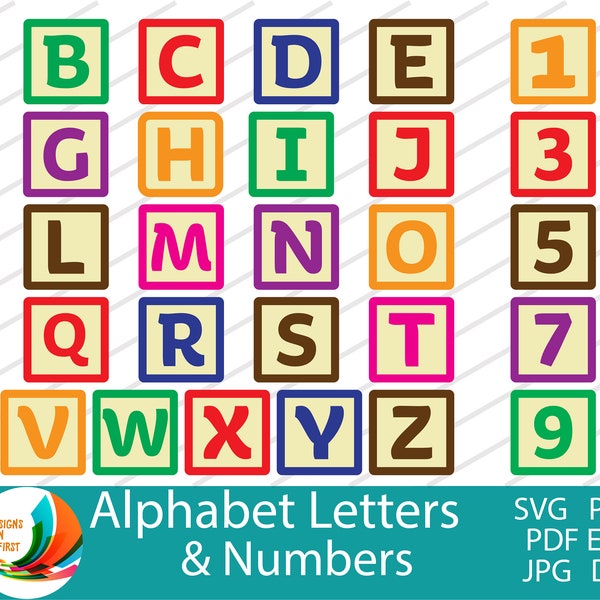 Cricut Block Numbers - Etsy