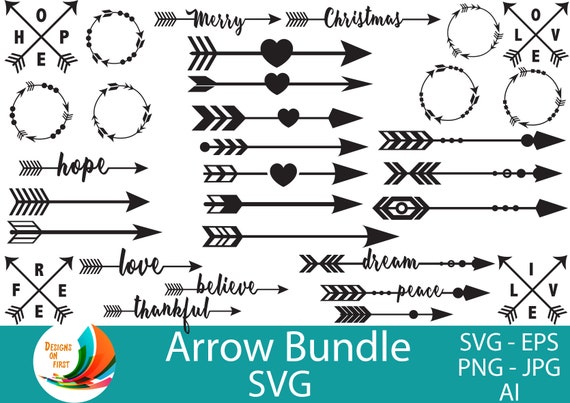 Arrow SVG Cut File Arrows Arrow Clip Art Cricut Arrow | Etsy Australia