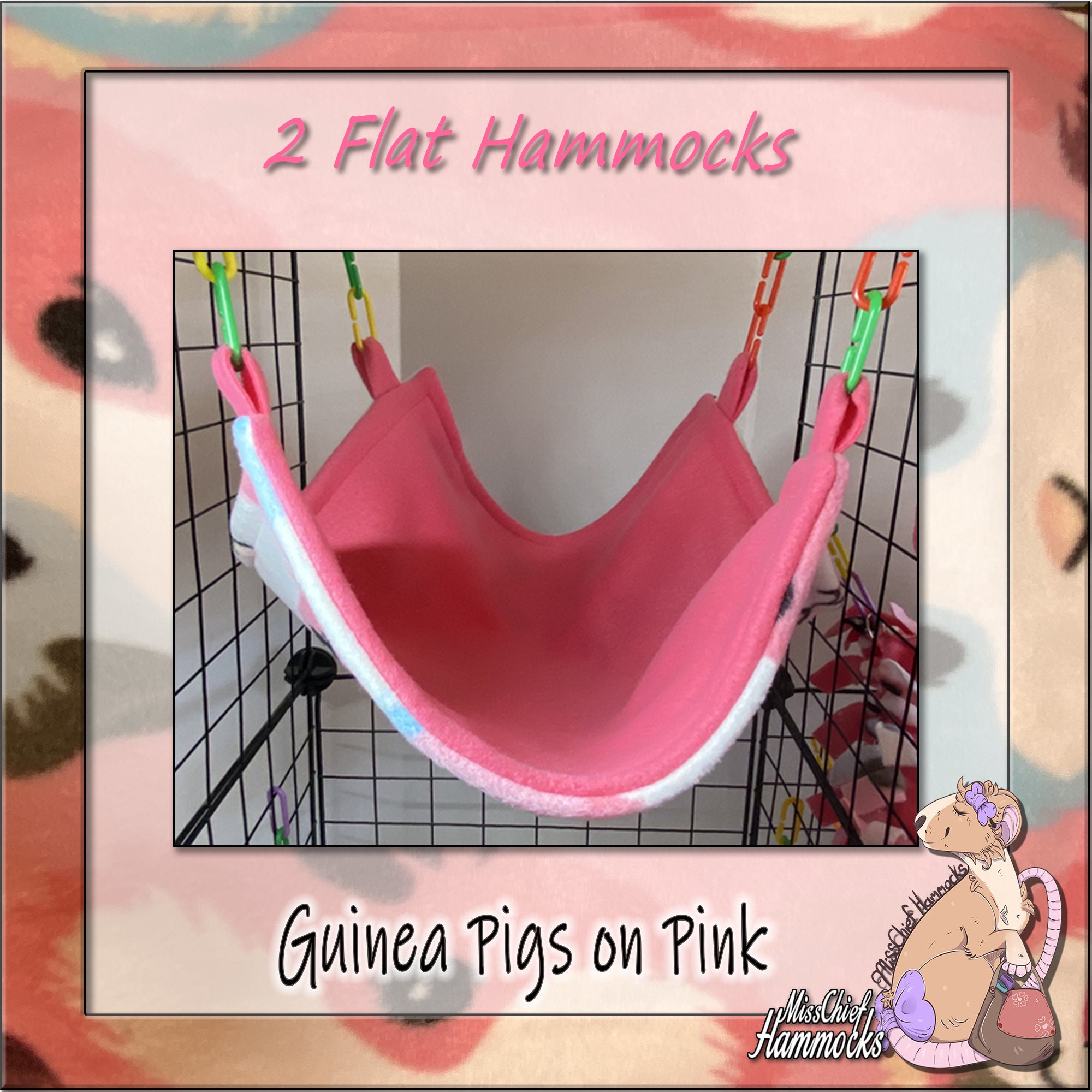 Hammock Set 6 Piece for Rats Mice Chinchillas Ferrets - Etsy